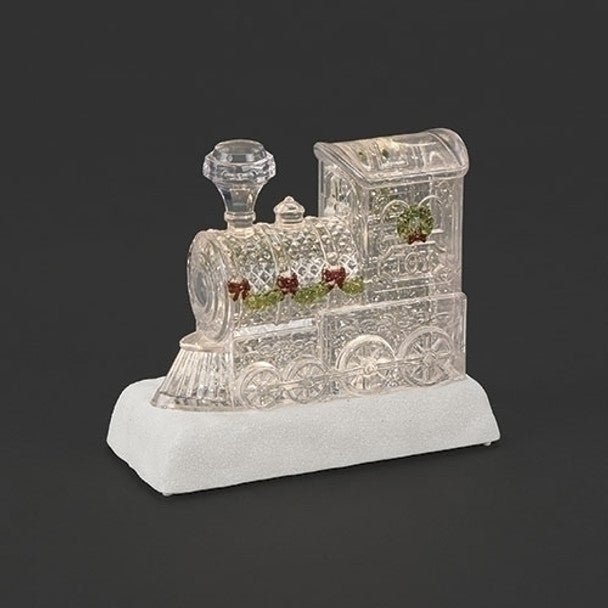 Lighted Swirl Small Train Engine Water Globe – Perch Furniture Decor ...